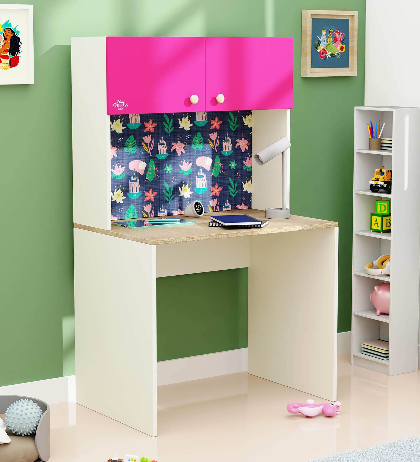 Buy Smooth Sail Disney Princess Kids Study Table in White Colour at 30% ...