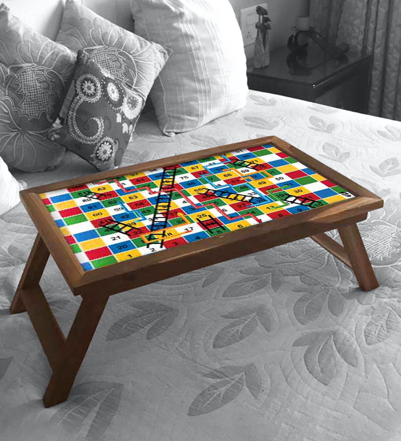 Buy Snakes & Ladders Portable table in Multi Colour at 32% OFF by ...