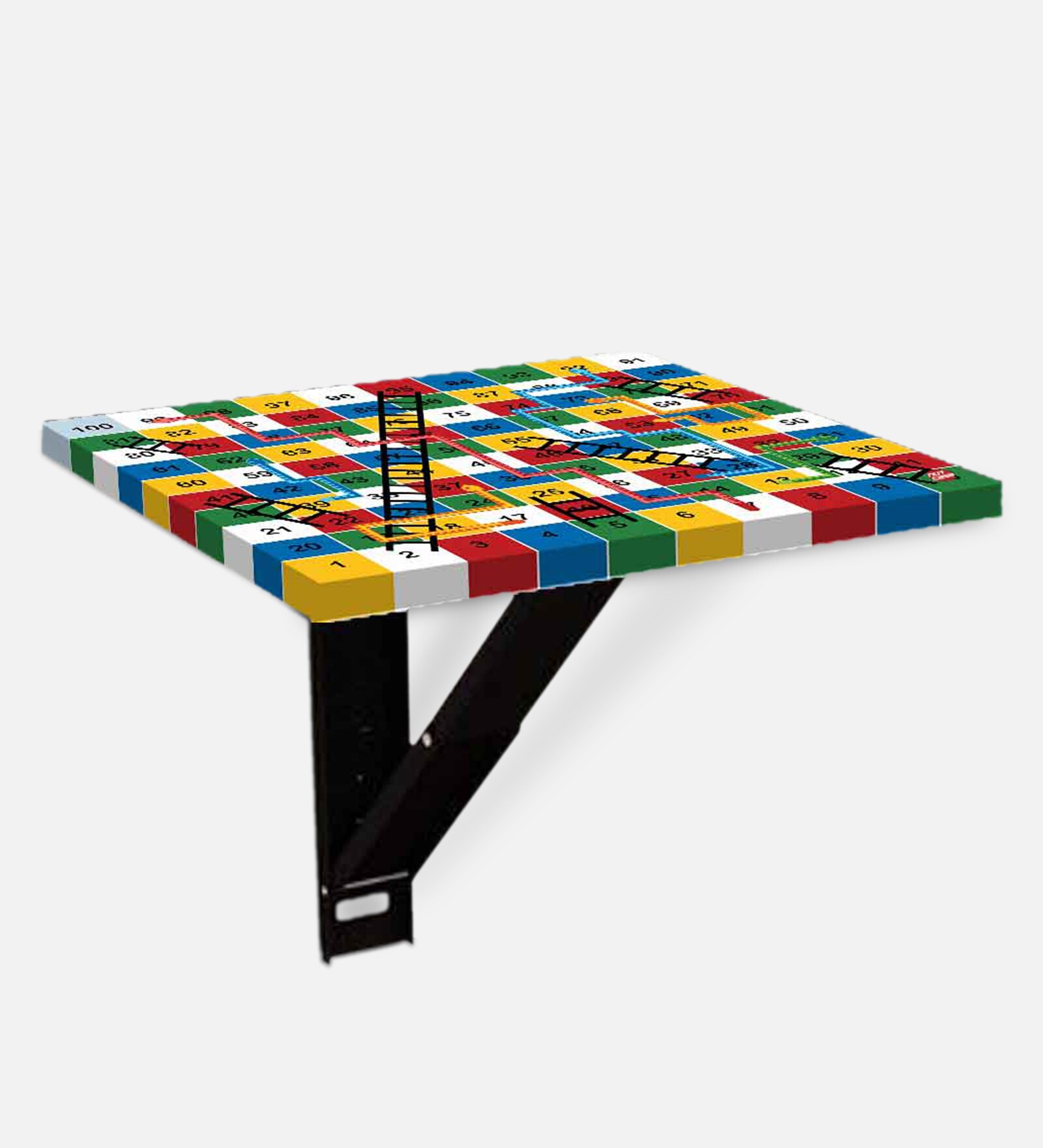 Buy Snakes & Ladders Wall Mounted KidsBedside Table with Digital Print ...