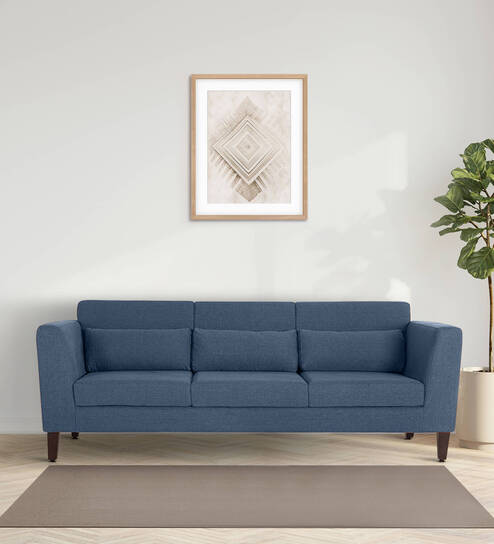 Blue Contemporary 3 Seater Sofas Online @Upto 70% OFF | Pepperfry