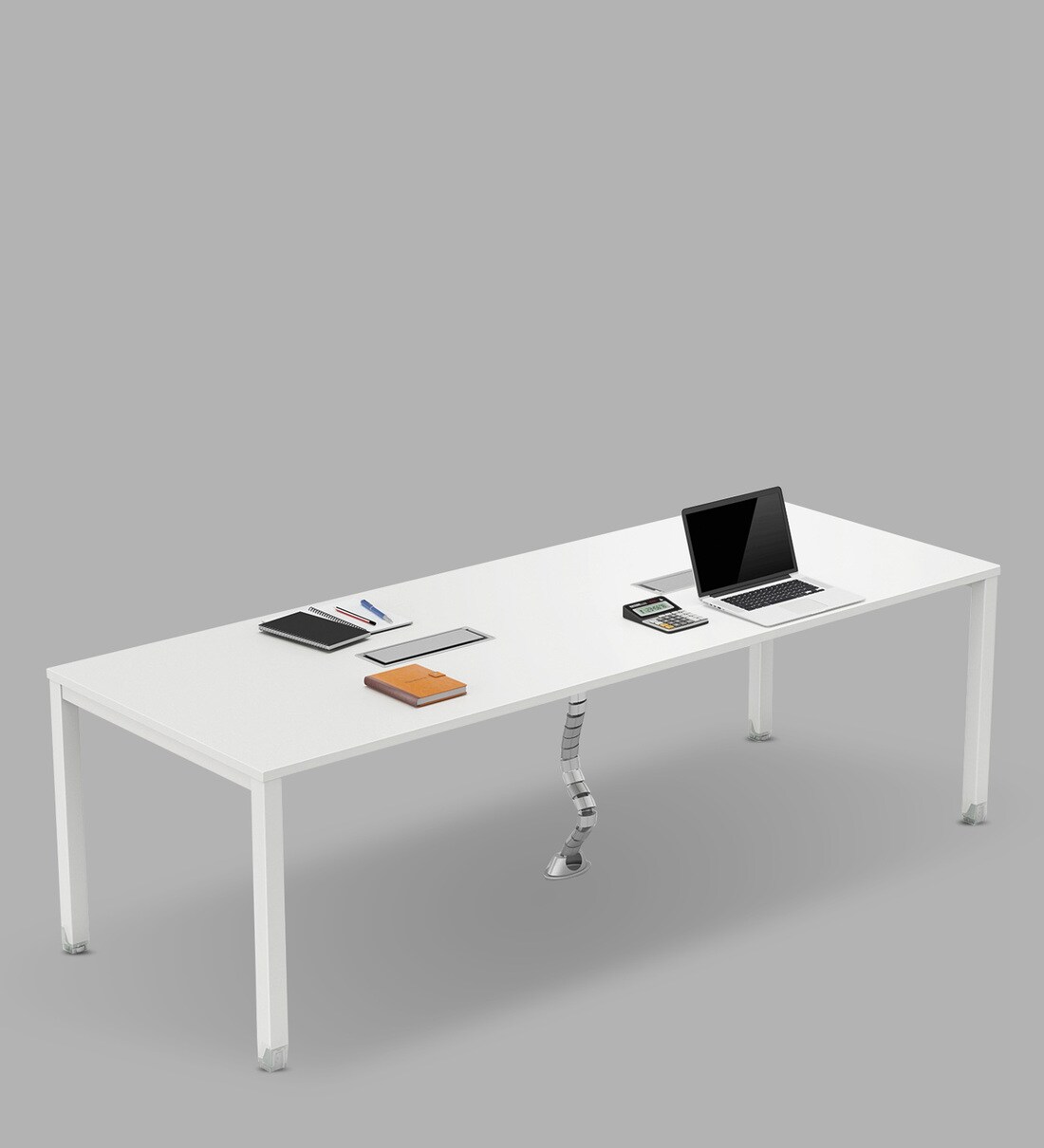 Buy Office Table in Everest White Finish at 13% OFF by Spacewood Office ...