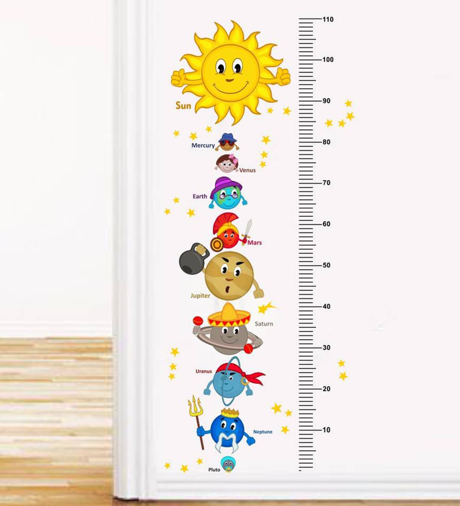 Buy Solar System Height Chart in Multicolour by Handzon at 30% OFF by ...