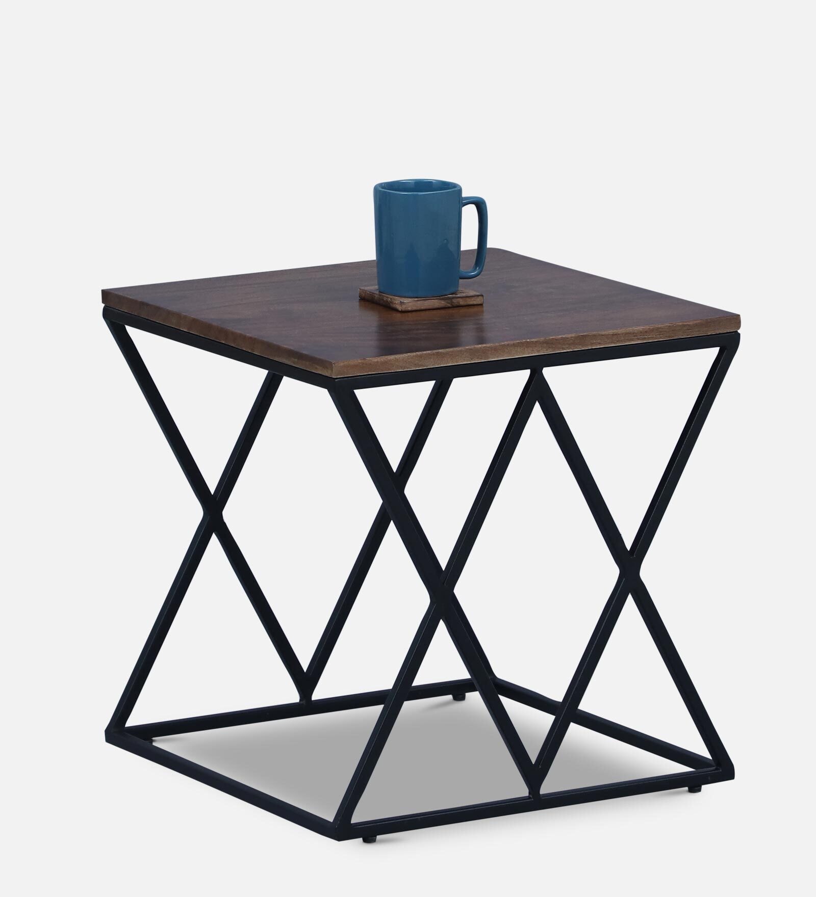Buy Martello Metal End Table In Black Colour at 27% OFF by Bohemiana ...