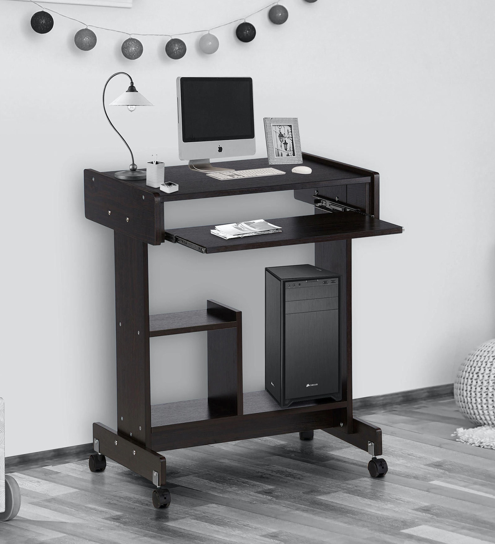 Buy Solo Computer Table in Black Finish at 53% OFF by Nilkamal | Pepperfry