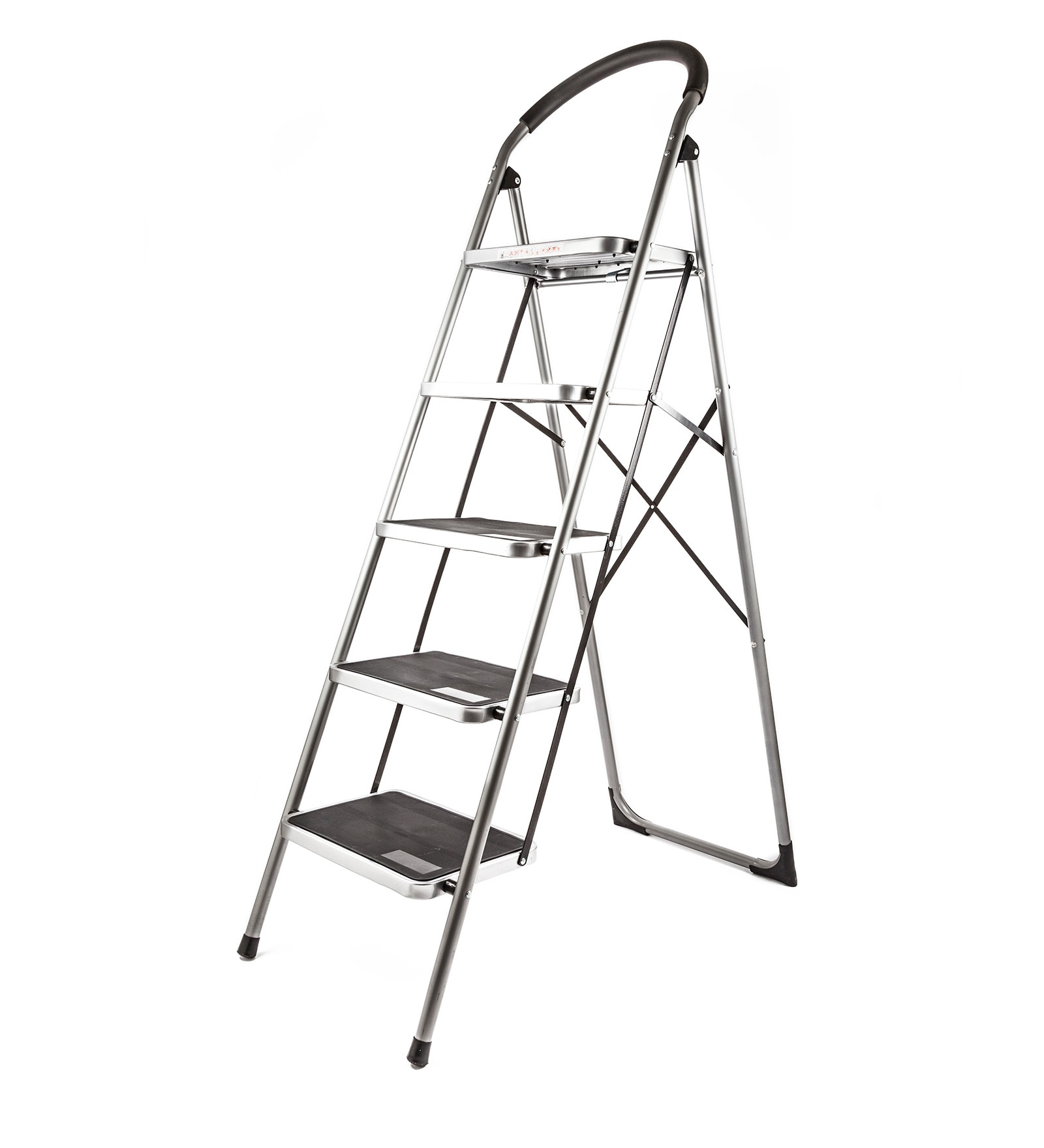 Buy 5 Steps 5 ft Iron & Rubber Step Ladder at 18% OFF by Solo | Pepperfry