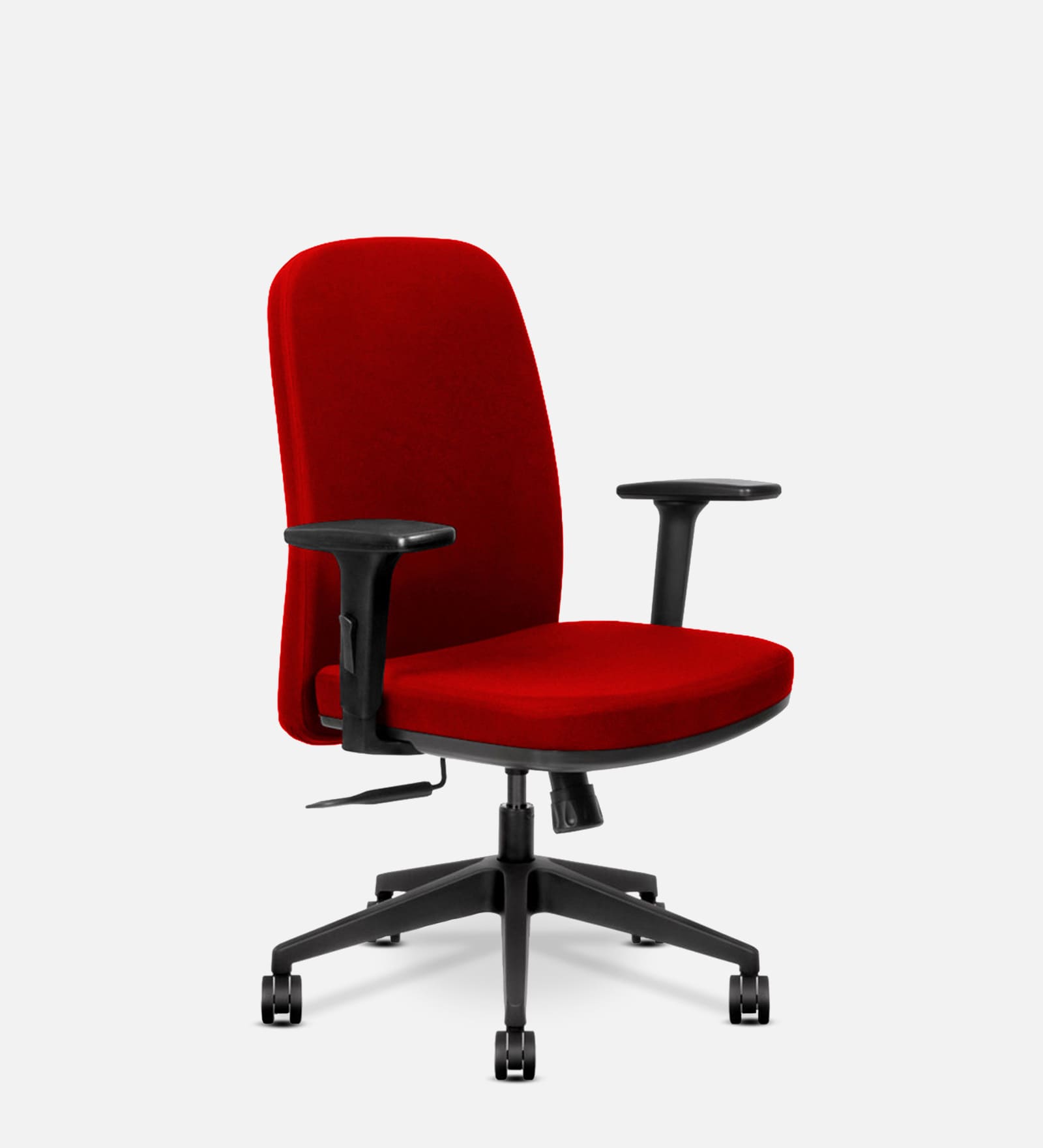 Buy SOS Aura Mid Back Ergonomic Chair in Red Colour at 21% OFF by ...
