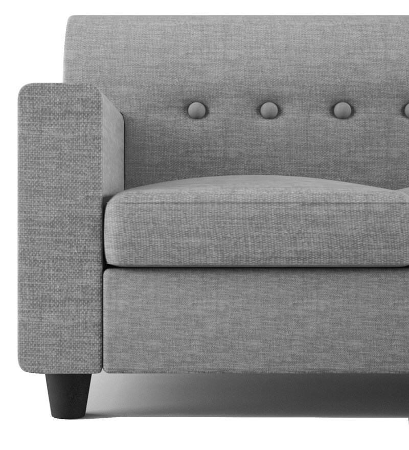 Buy Solitaire 1 Seater Sofa in Grey colour by Adorn Homez Online ...