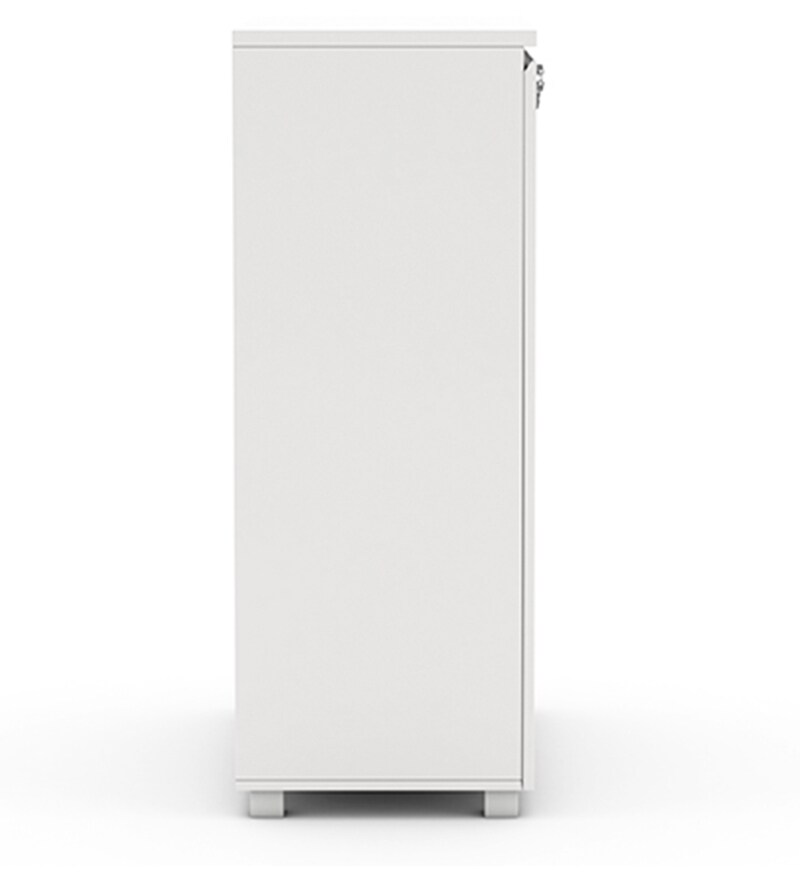 Buy SOS File Cabinet in Everest White Finish with Lock Online - File ...