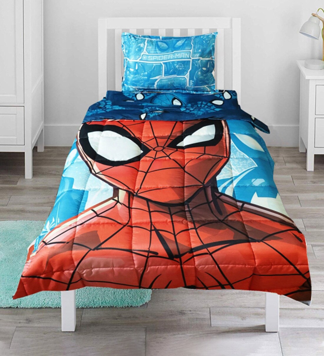 Buy Spider-Man Comforter Set in Red colour by Cot & Candy at 20% OFF by ...