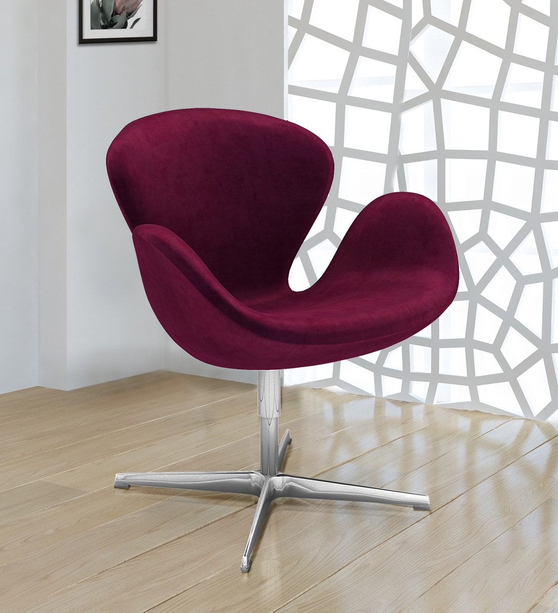 Buy Splendid Lounge Chair in Maroon Color at 41% OFF by Workspace by ...