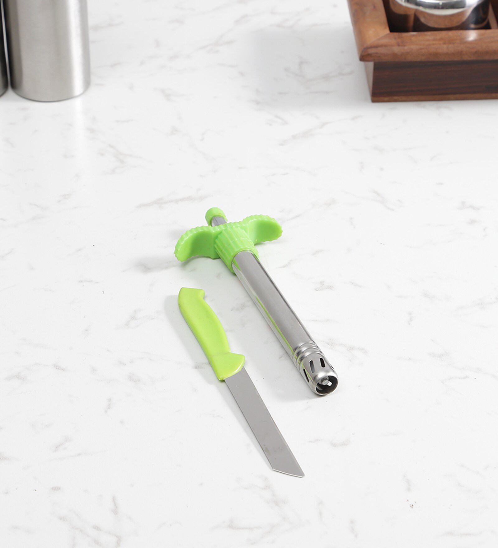 Buy Spark Green Stainless Steel Gas Lighter at 30% OFF by STEELLINE ...