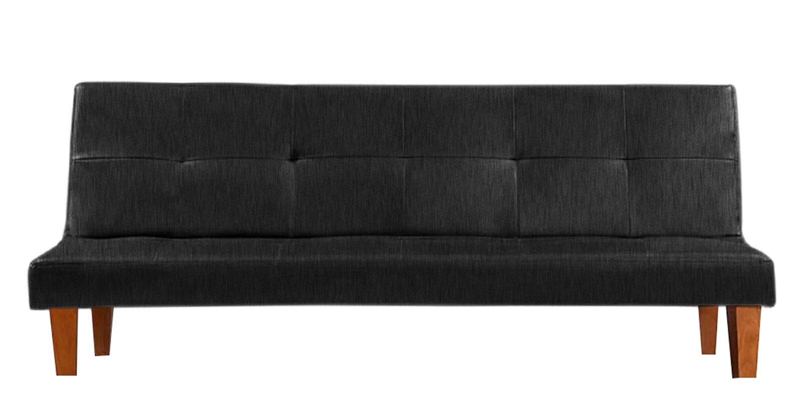 Buy Spooky 3 Seater Convertible Sofa Cum Bed In Zed Black Colour at 78% ...
