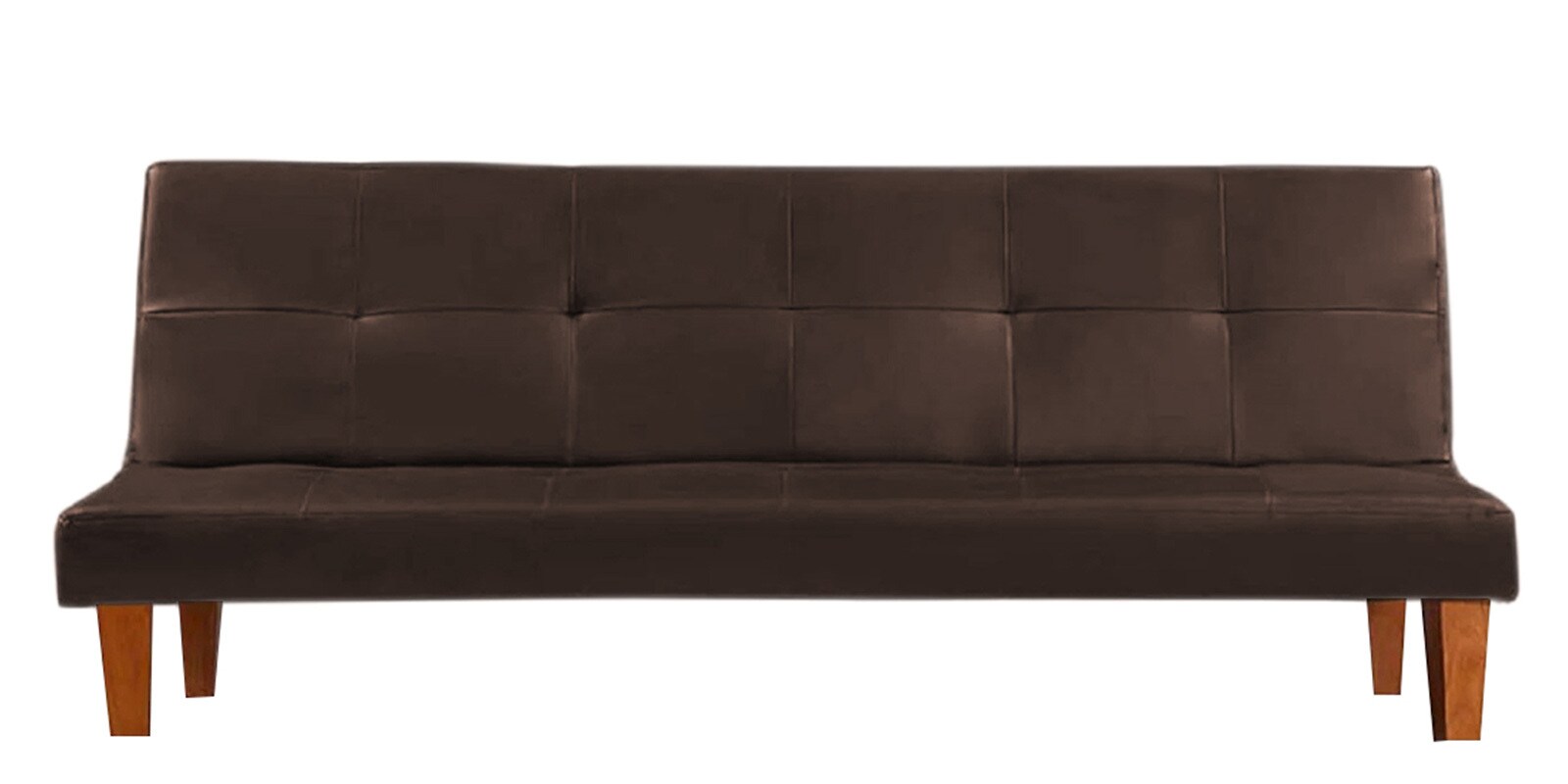 Buy Spooky 3 Seater Convertible Sofa Cum Bed In Coffee Brown Colour at ...