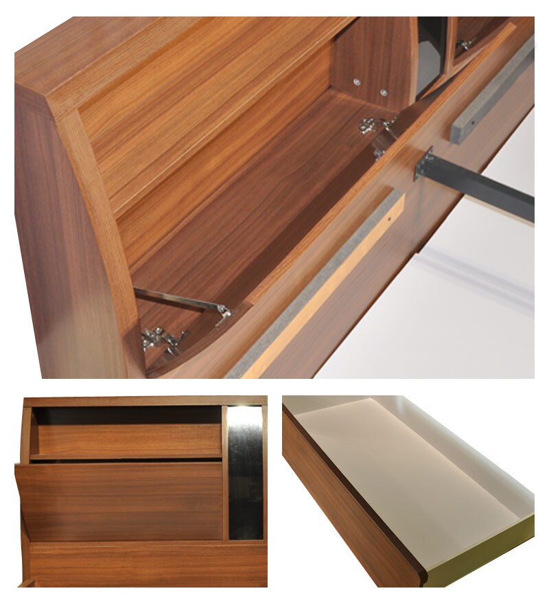 Buy Spacewood Kosmo Monarch King Size Bed with Pull Out Storage Online ...
