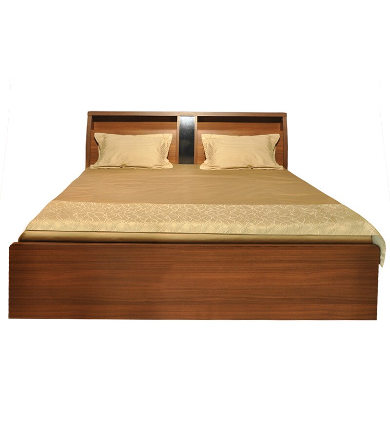 Buy Spacewood Kosmo Monarch King Size Bed with Pull Out Storage Online ...