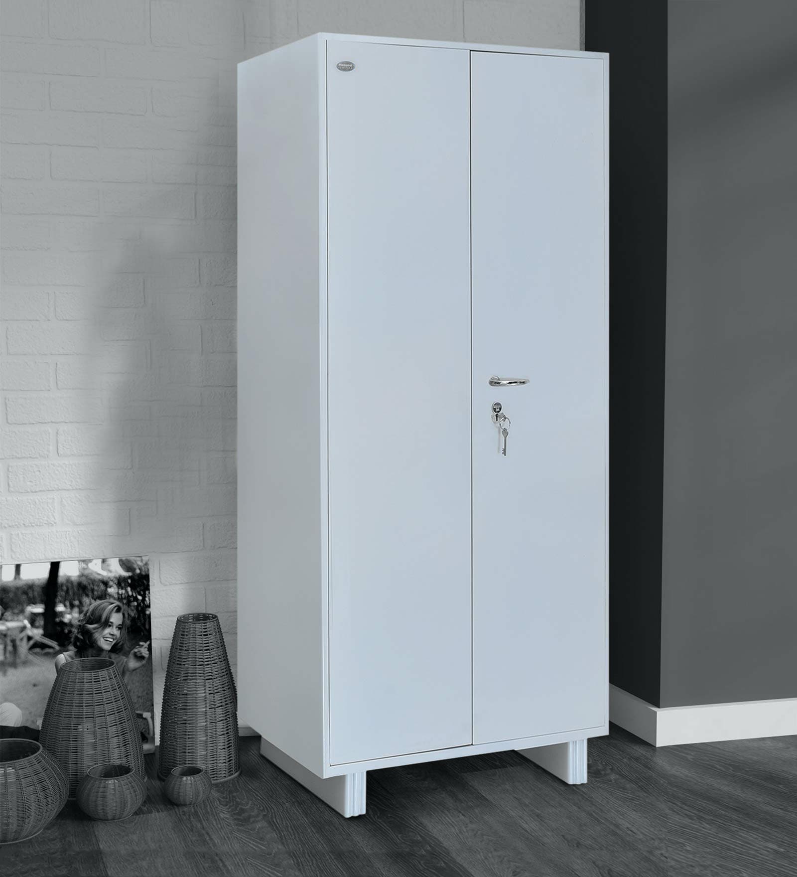 Buy Squadro Office Large Almirah in Grey Finish at 18% OFF by Nilkamal ...