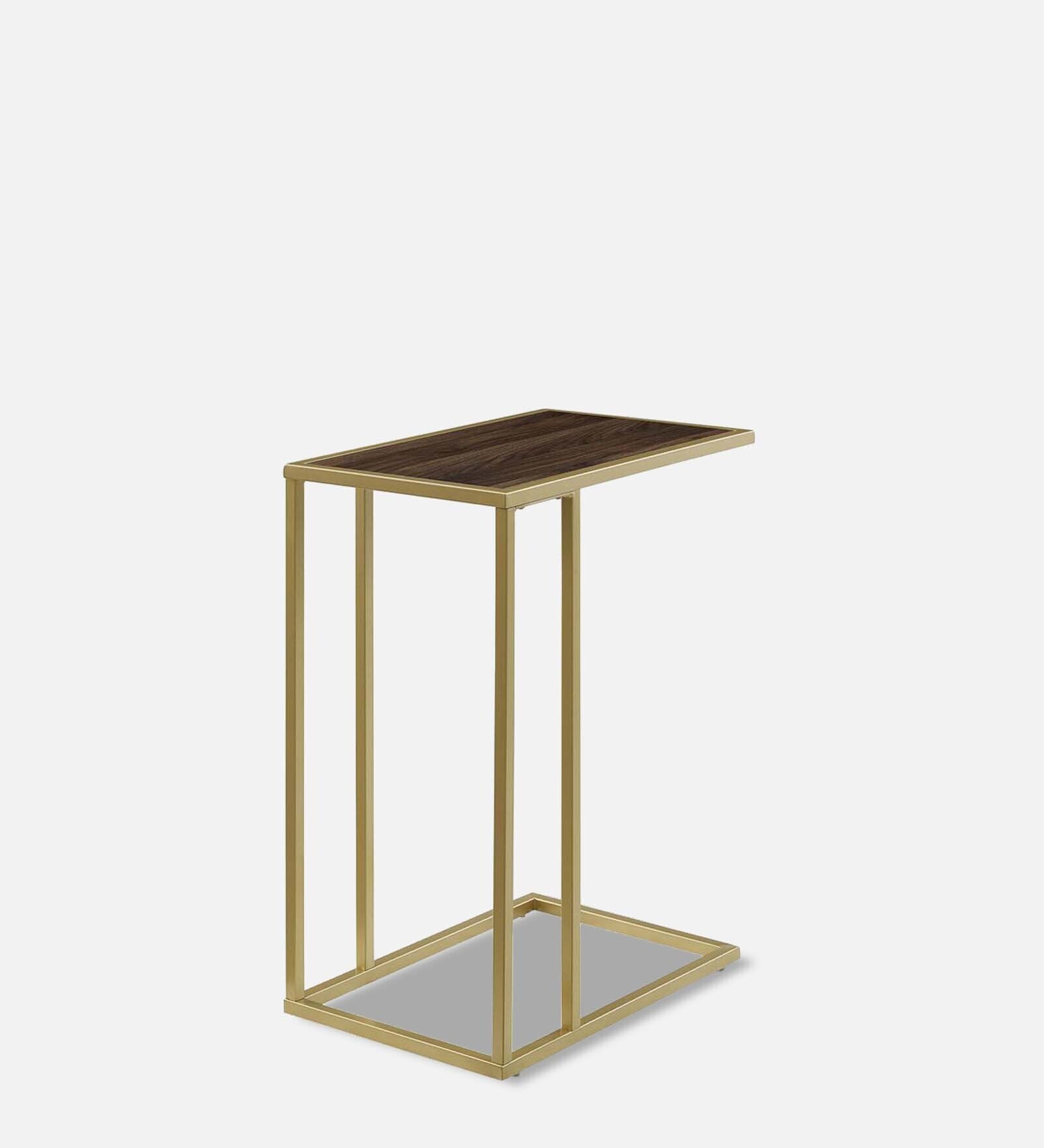 Buy Squal C-Shape End Table Golden Colour at 48% OFF by Workspace by ...