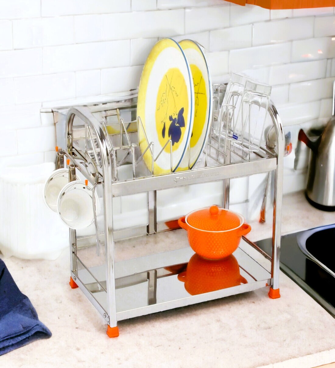 Buy Stainless Steel 15 x 9 Inches Kitchen Racks By Amol at 54% OFF by ...