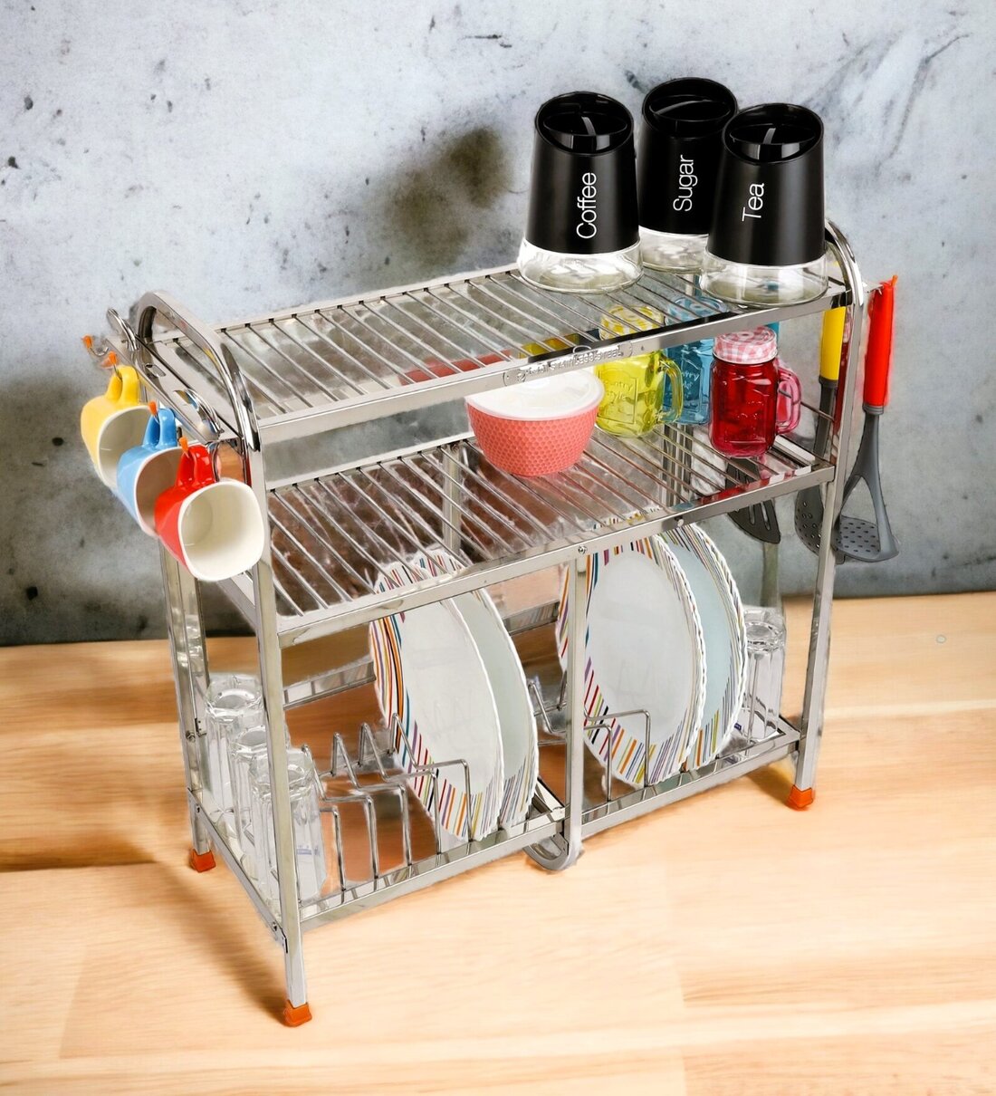 Buy Stainless Steel 3 Tier Kitchen Racks By Amol at 49% OFF by Amol ...