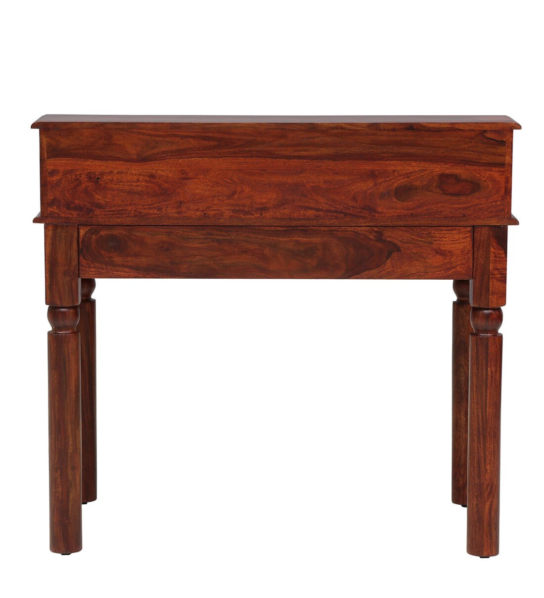 Buy Amigo Sheesham Wood Writing Table In Honey Oak Finish By Mudramark ...