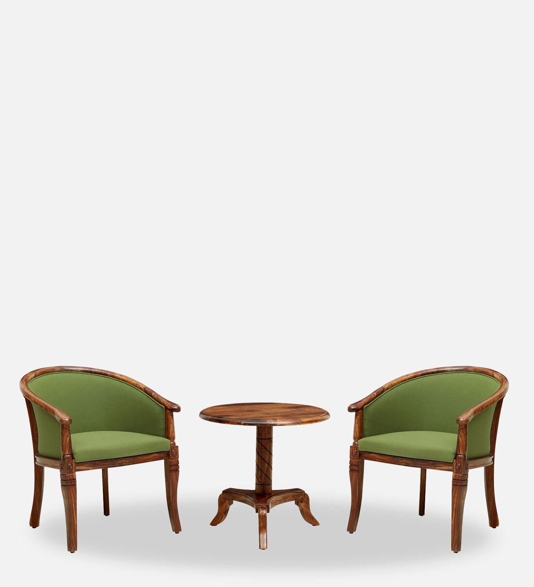 Buy Stalley Solid Wood 2 Seater Coffee Table Set in Rustic Teak Finish ...