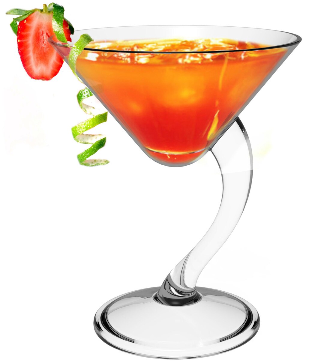 Buy 210 ML High Quality Cocktail Glasses Set of 6 By Stallion Barware ...