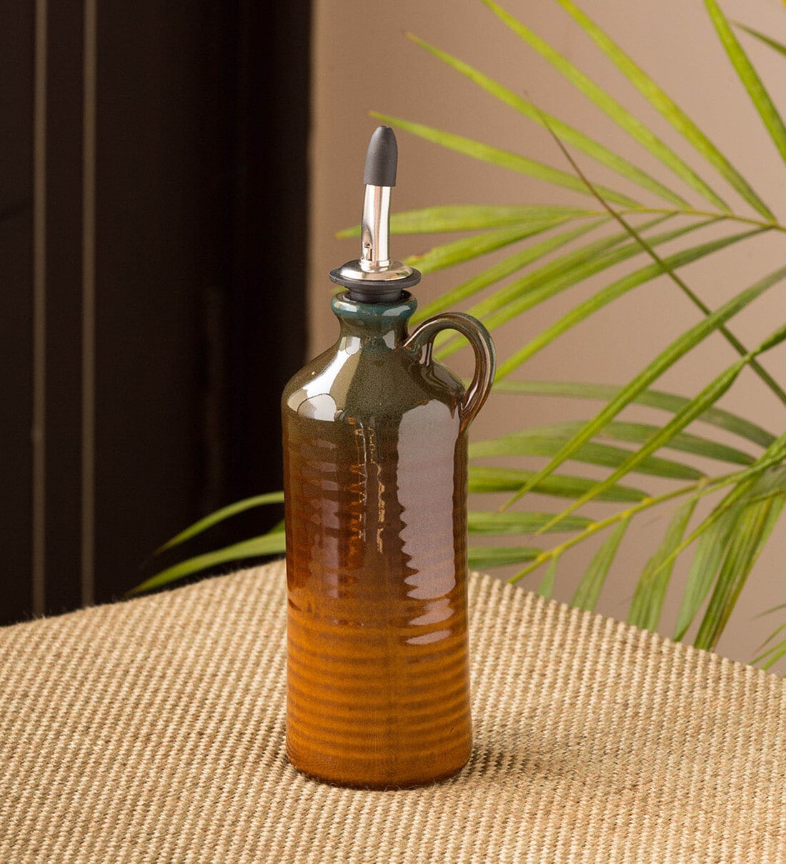 Buy Studio Pottery 250ml Multicolour Ceramic Oil Bottle at 41% OFF by ...