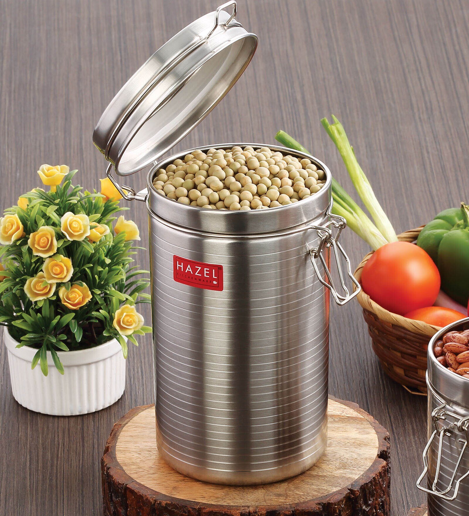 Buy Stainless Steel 1400ml Silver Storage Container at 43% OFF by Hazel ...