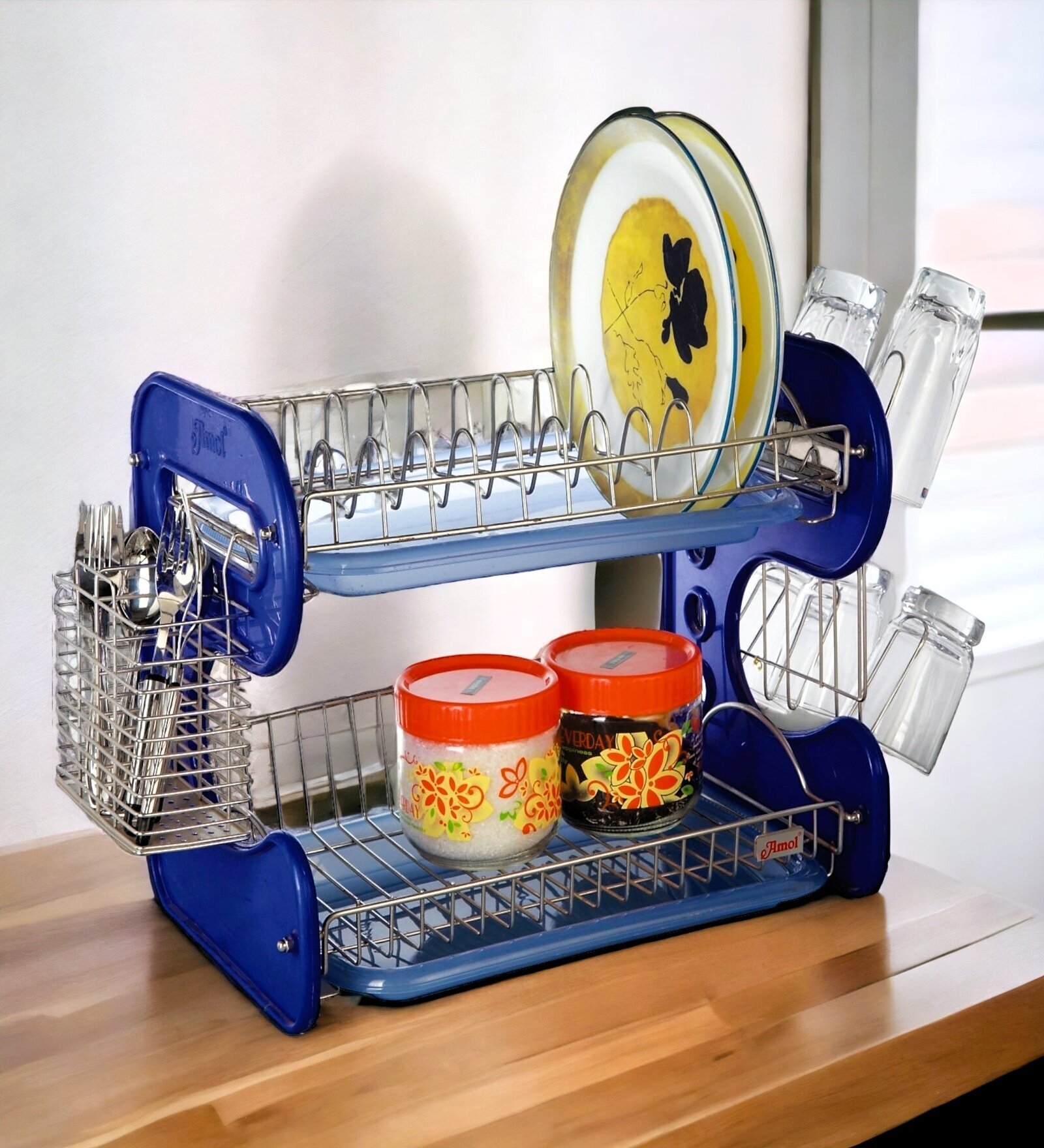 Buy Stainless Steel 18 x 11 Inches Kitchen Racks By Amol at 48% OFF by ...