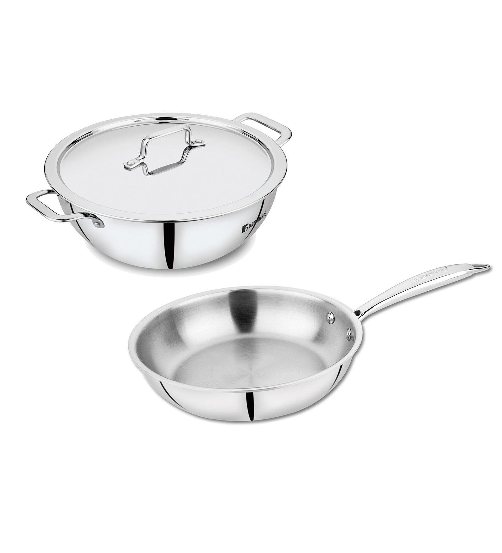 Buy Stainless Steel Induction Friendly (Set of 3) Cookware Set by ...