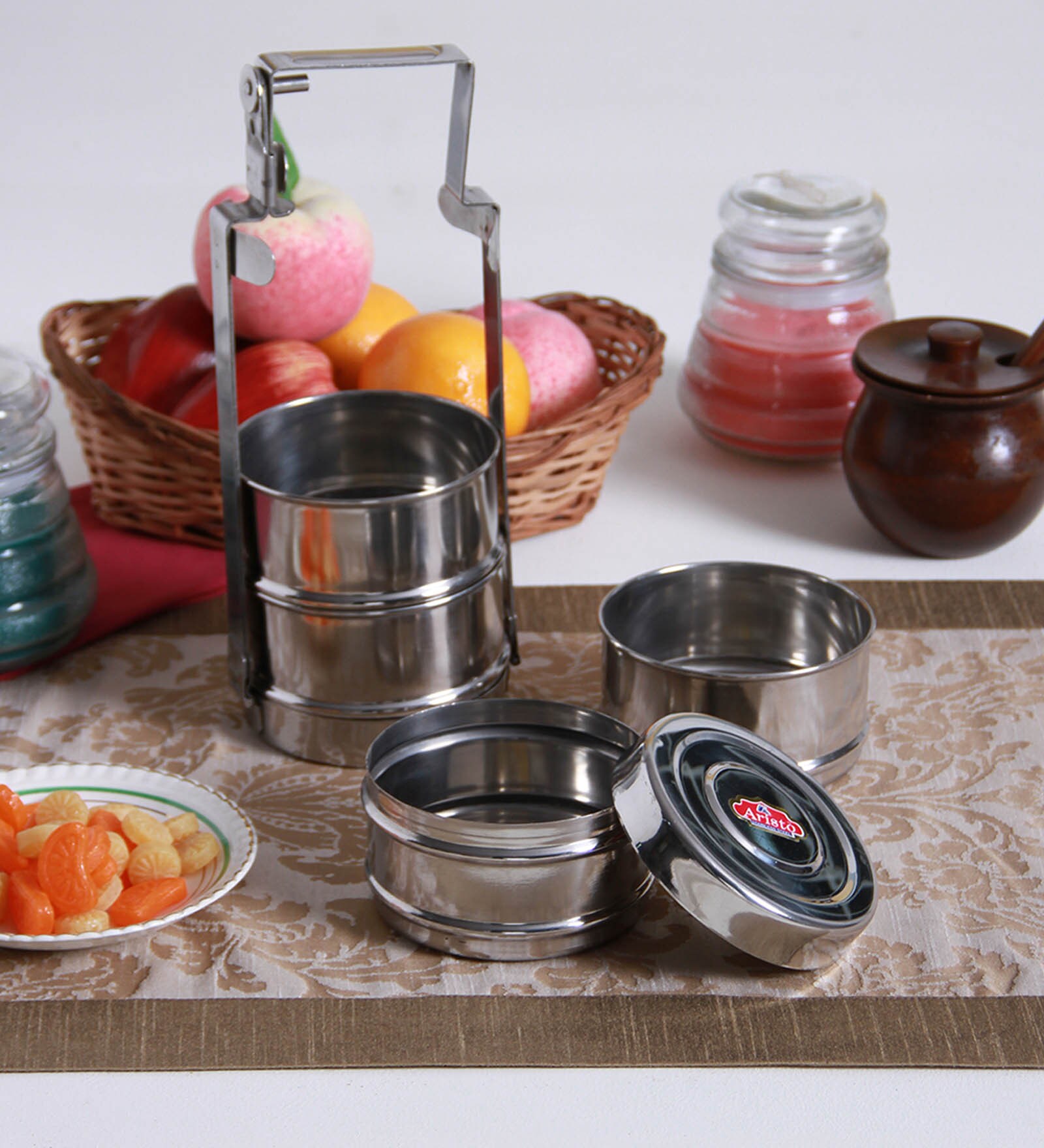 Buy Stainless Steel Round Lunch Box by Aristo at 15% OFF by Aristo ...