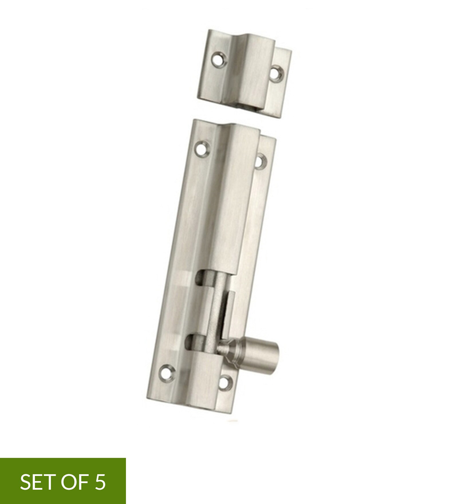 Buy Stainless Steel Tower Bolt Lock, Set of 5 Online - Bolt Locks ...