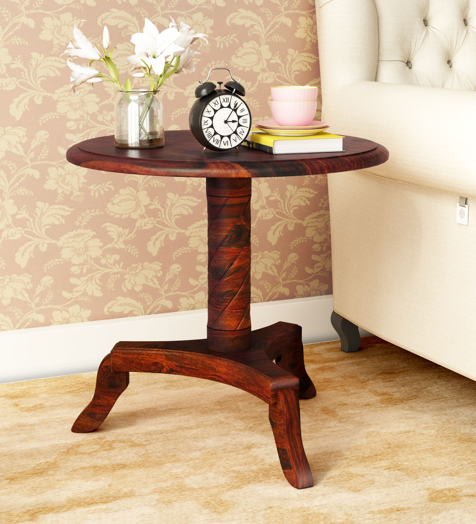 Buy Stalley Sheesham Wood High End Table in Honey Oak Finish at 3% OFF ...