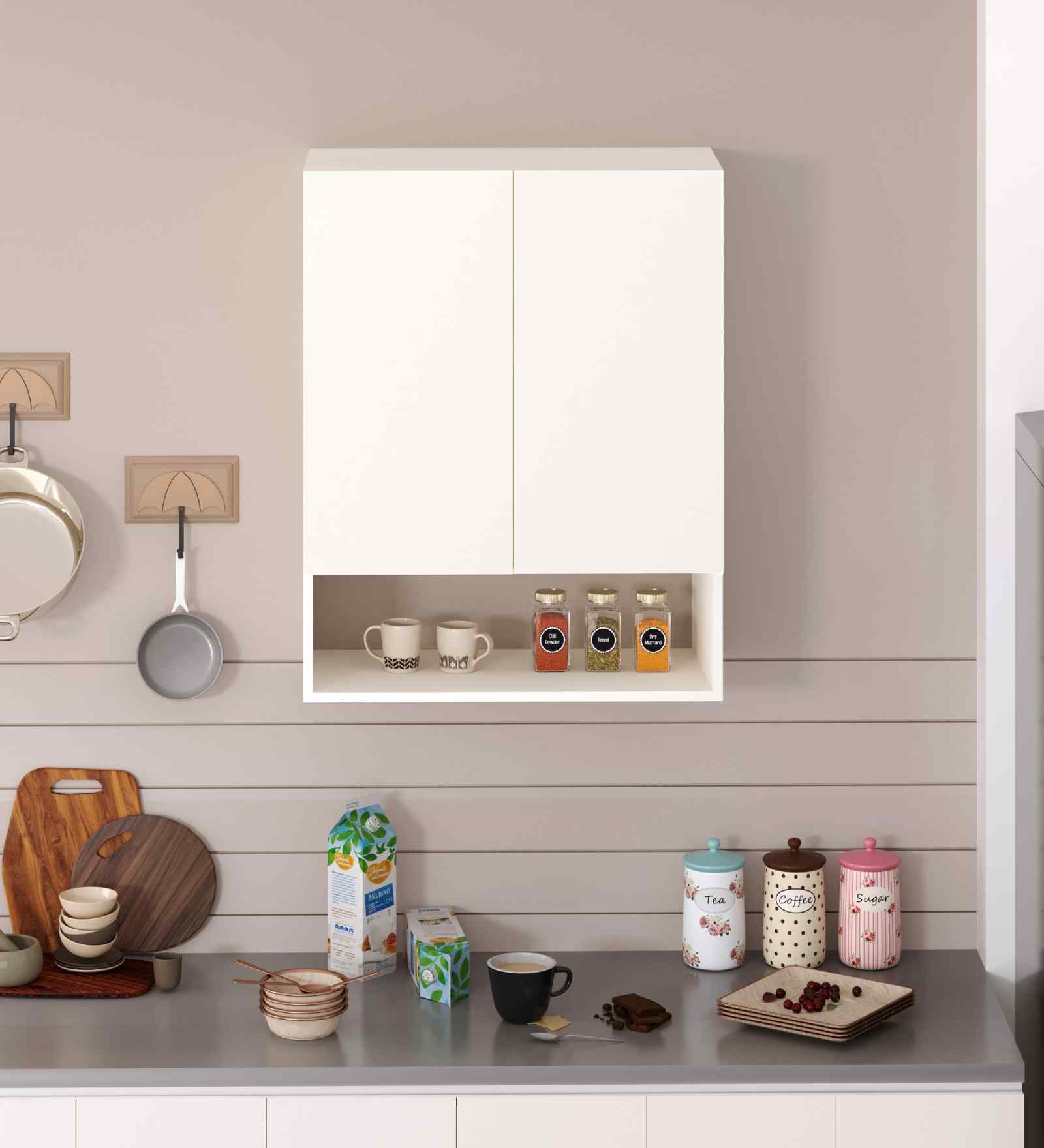 Buy White Shelf Kichen Cabinet at 42% OFF by bluewud | Pepperfry