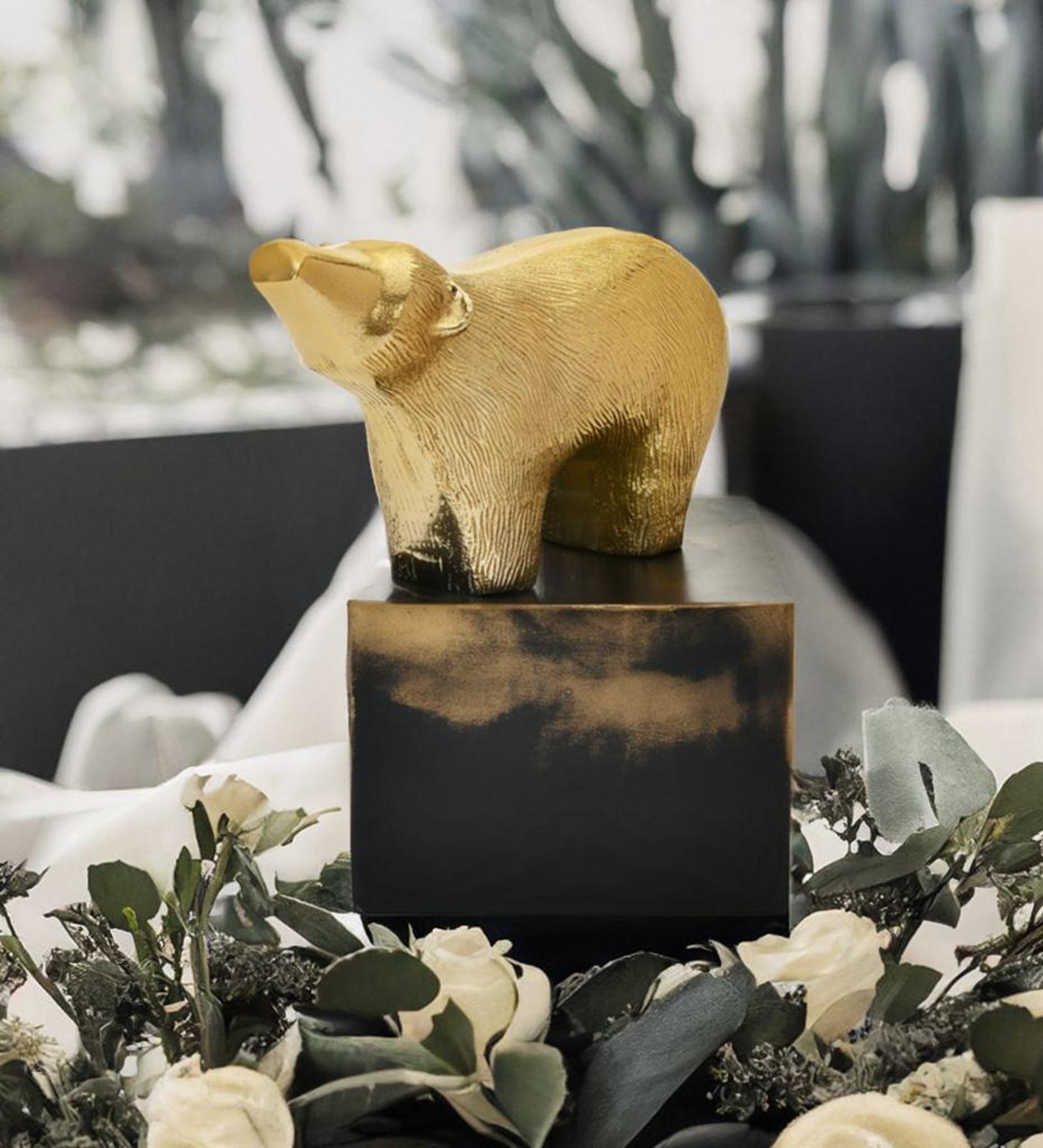 Buy Stout Bear Black Metal SHOWPIECE at 30% OFF by @home | Pepperfry