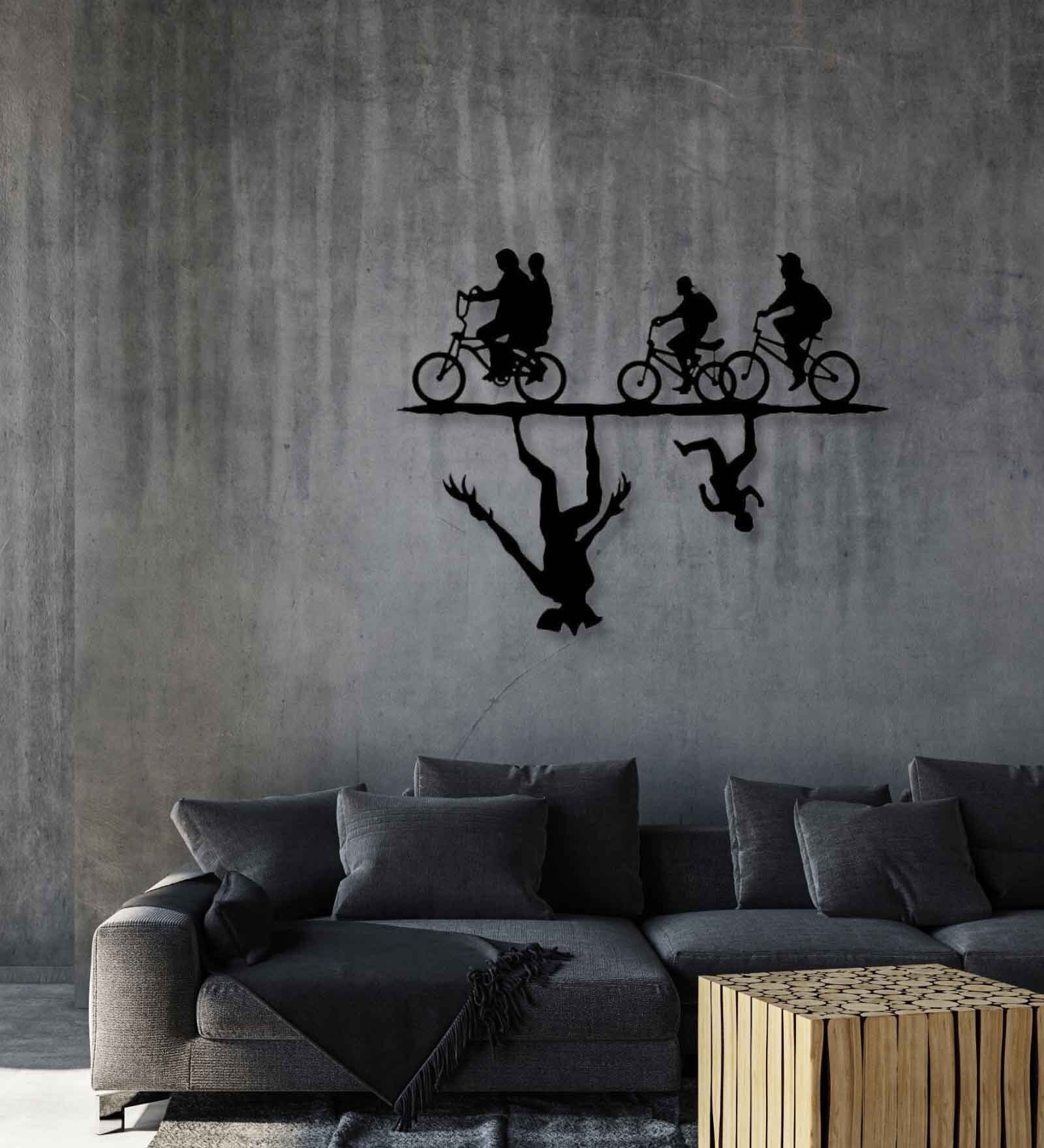 Buy Stranger Things Black Mild Steel Wall Art at 17% OFF by Elysian ...