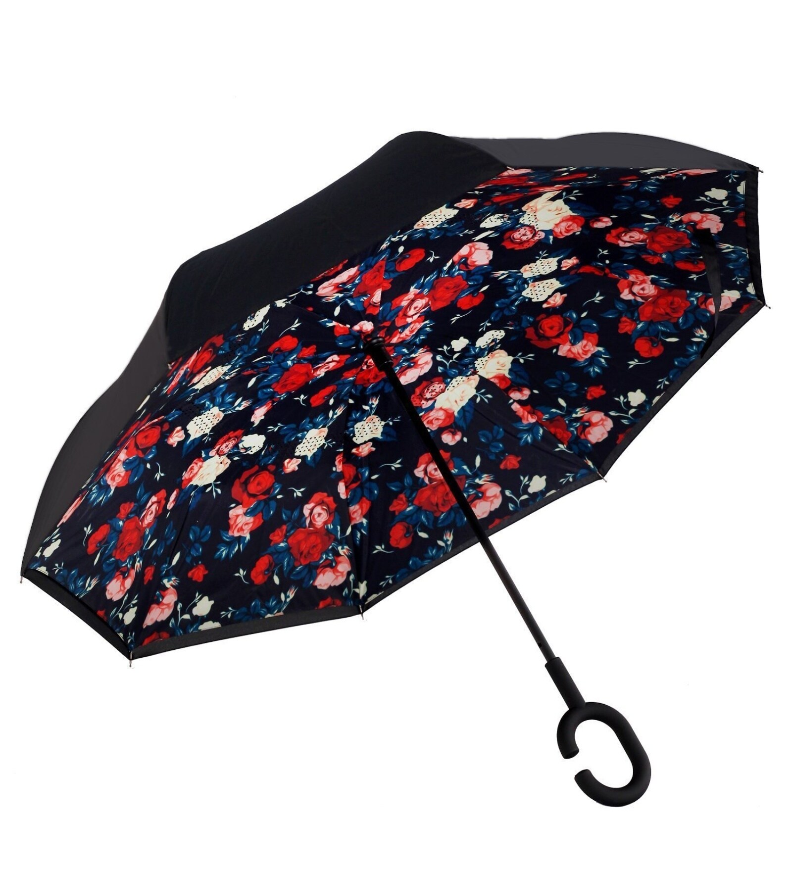 Buy Black Nylon Innovative Double Layer UF Coated Inverted Reversible ...