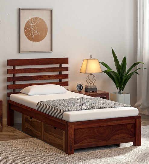 Single Beds with Drawer Storage Online @Upto 70% OFF | Pepperfry