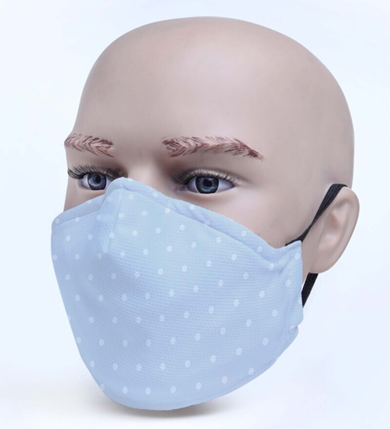 Buy StapleFibre Large Size Face Mask in Blue Color by Right Online ...