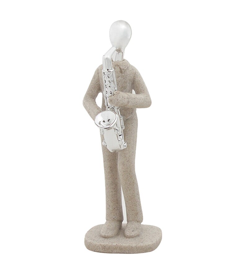 Buy Stone Finish Musician Showpiece by TAYHAA Online - Human Figurines ...
