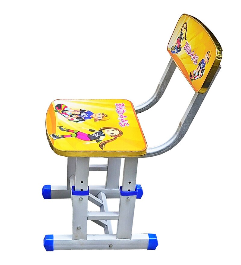 Buy Cartoon Infant Desk in Yellow Colour with Chair Online - Infant ...