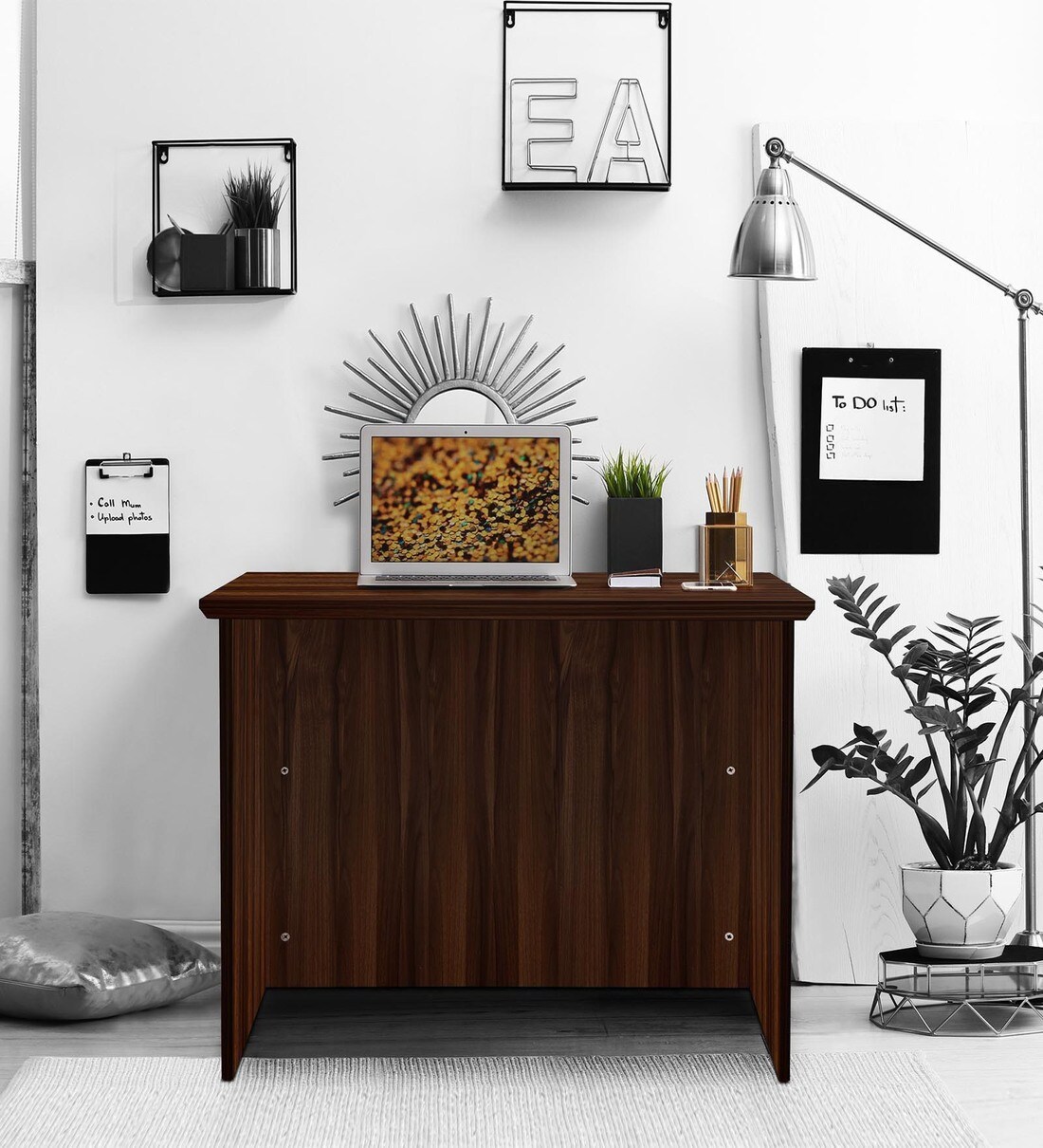 Buy Sulfur Office Table in Dark Walnut Finish at 20% OFF by fullstock ...