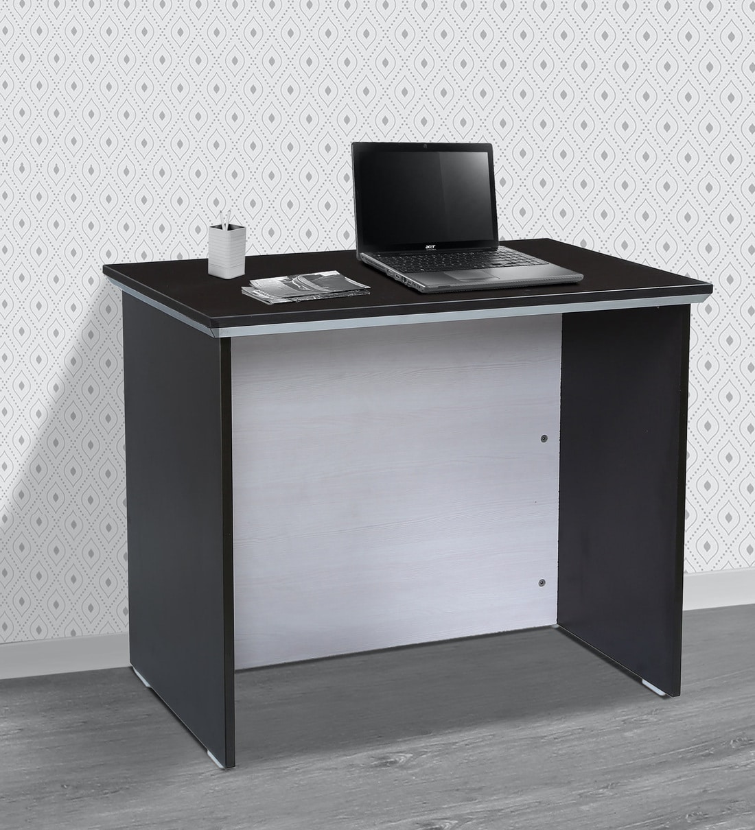 Buy Sulfur Office Table in Wenge & White Finish at 20% OFF by fullstock ...