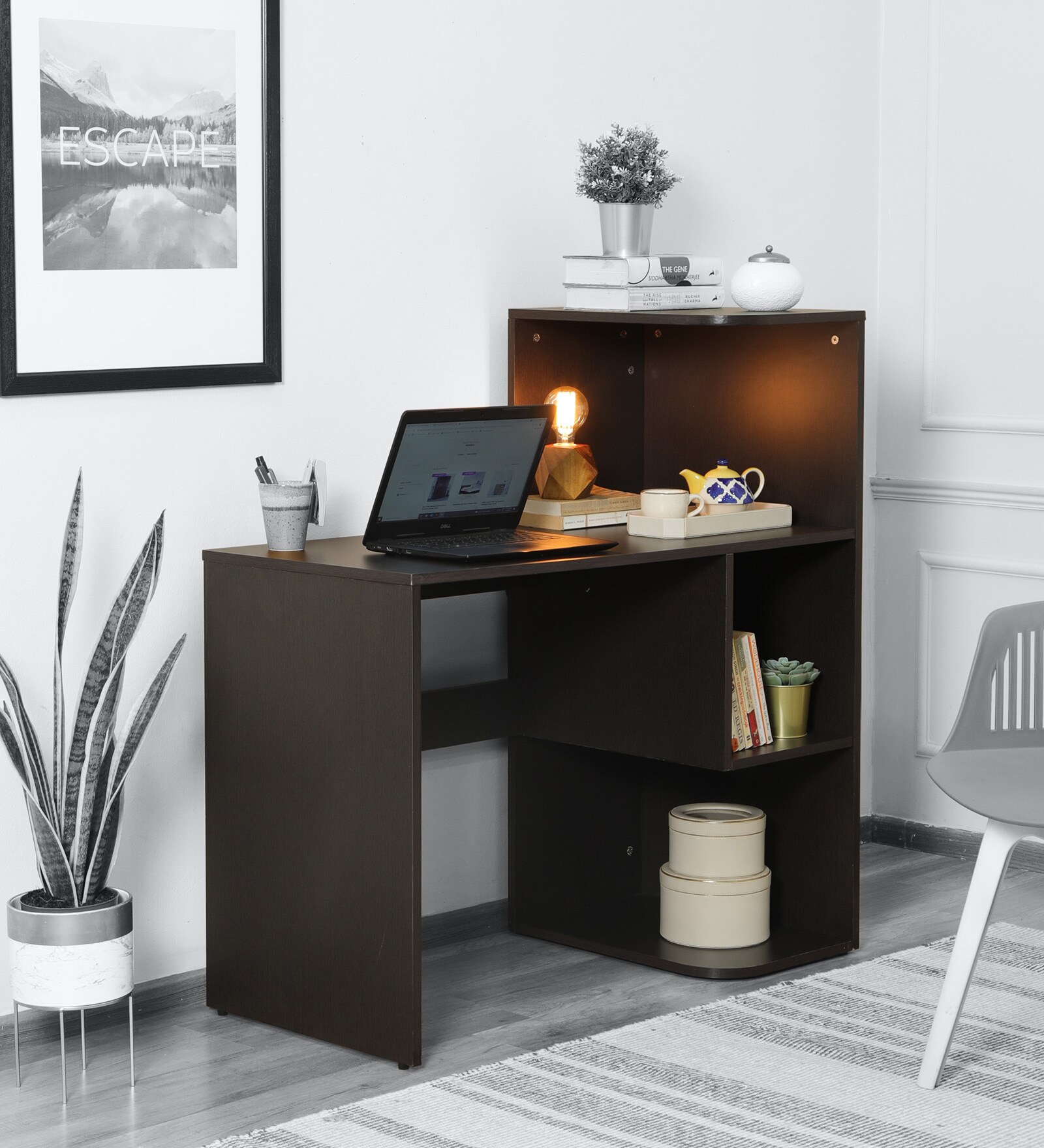 Buy Victor Writing Table in Wenge Finish at 12% OFF by Mintwud from ...