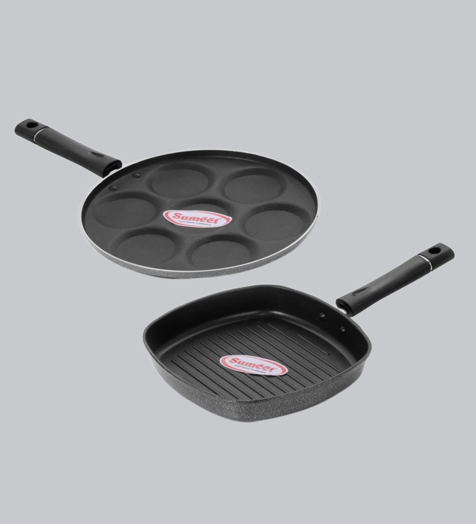 Buy Two Star Aluminium Non-Stick Tawa Set at 46% OFF by Sumeet | Pepperfry