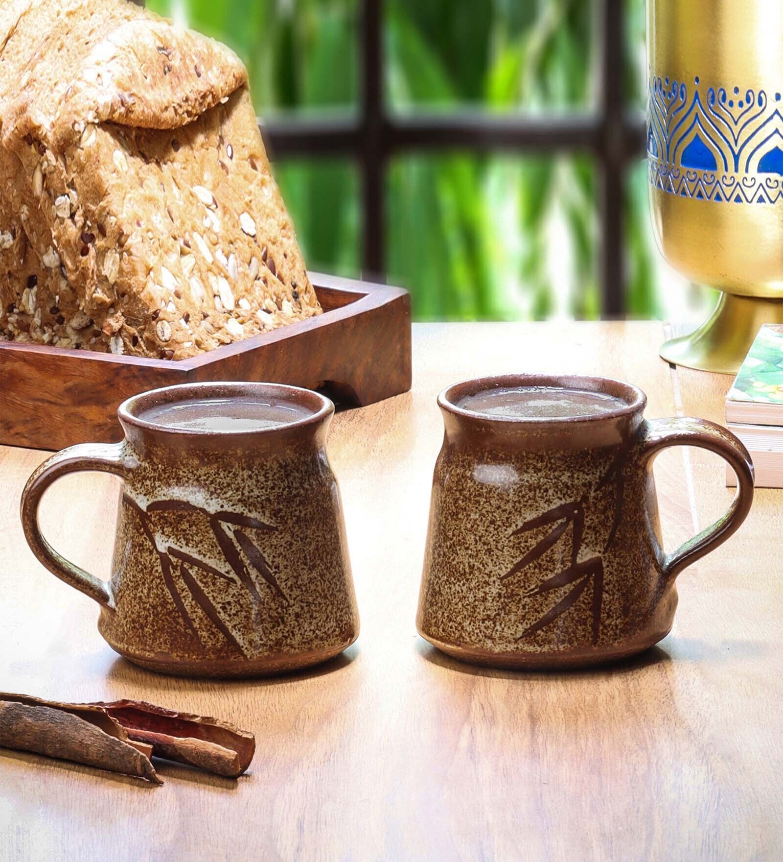 Buy Conrad 250ml Brown (Set of 2) Ceramic Coffee Mug at 41% OFF by ...