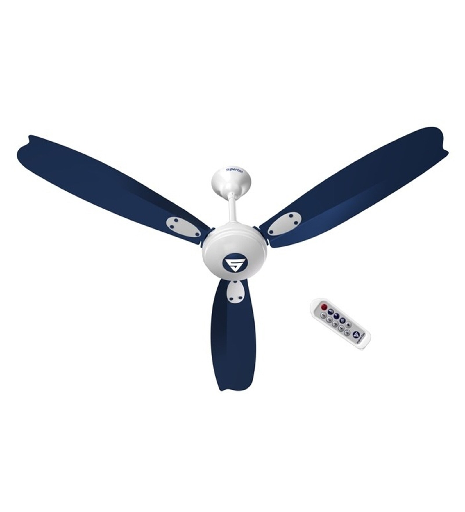 Buy Super A1 1200 mm Blue Ceiling Fan with Remote Control by Superfan ...