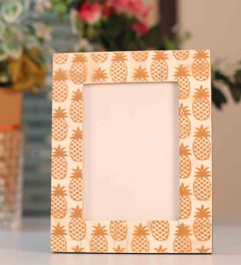 Buy Sunshine Photo Frame in Gold Colour by Ivharga Online - Table Photo ...