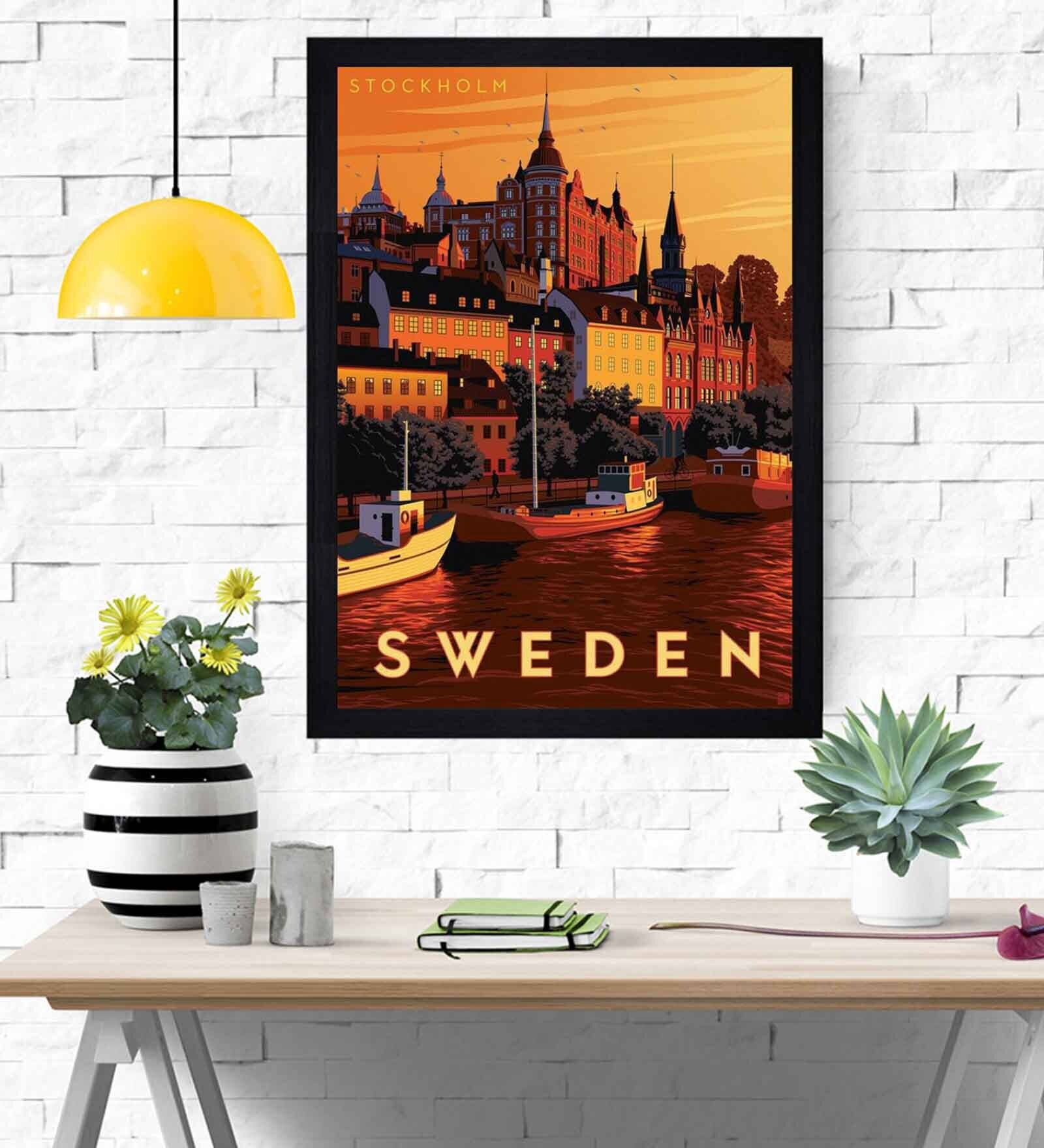 Buy Sweden Texture Paper Framed Art Print by Cheque Decor at 28% OFF by ...