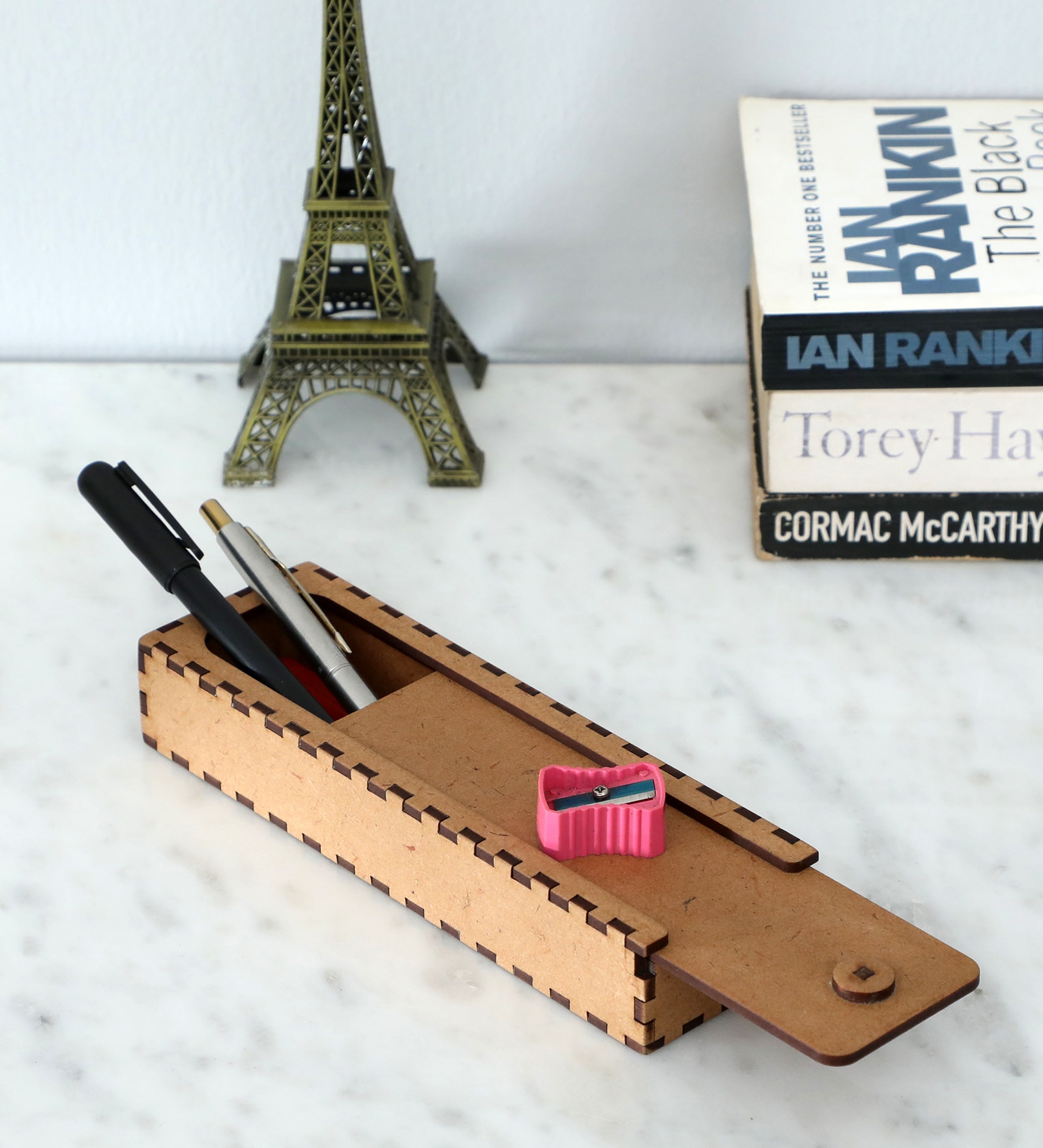 Buy Sweet Home Engineering Wood Pen Box at 38% OFF by SHRIBALAJIARTS ...